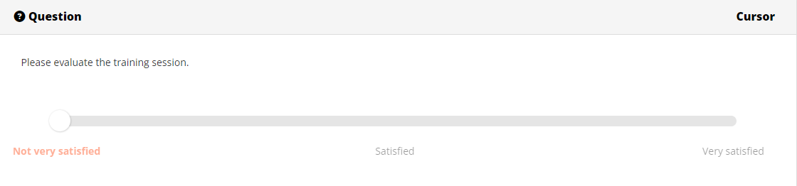 The different types of survey questions available - Support THEIA