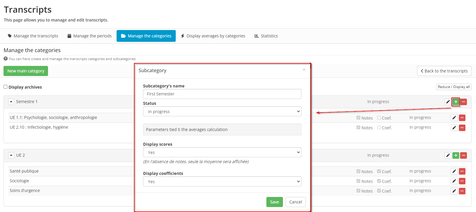 Creating transcripts - Support THEIA